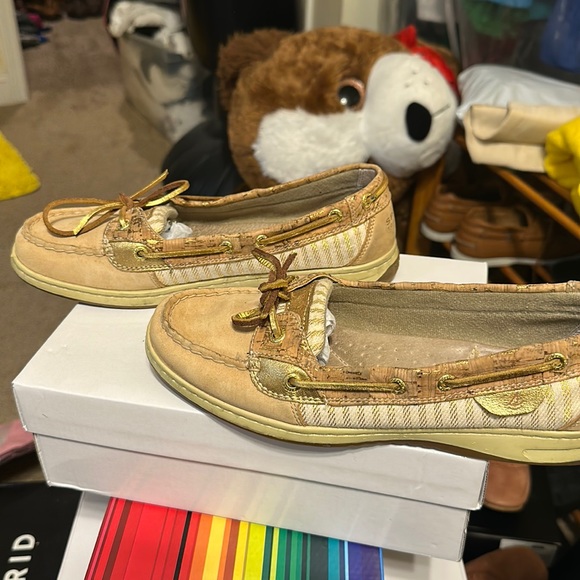 Sperry | Shoes | Brand New Sperry Topsiders Loafers Gold Trim Designs ...